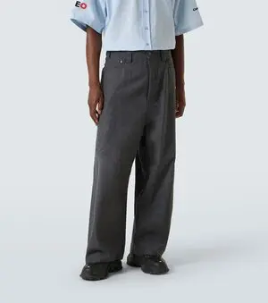 Balenciaga Trompe L'oeil Denim Sweatpants