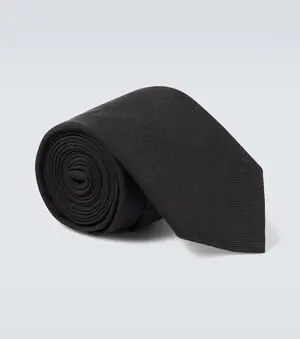 Prada Silk Neck Tie - Black
