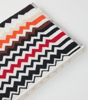 Missoni Best Zigzag Cotton Terry Bath Sheet - Multicoloured