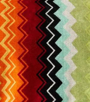 Missoni Giacomo Zigzag Cotton Terry Bathrobe - Multicoloured