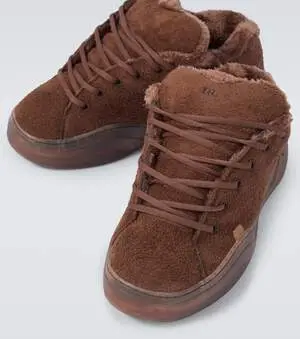 ERL Vamp Skate Suede Sneakers - Brown