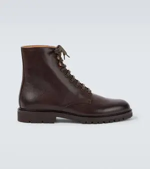 Brunello Cucinelli Almond Toe Boots For Men