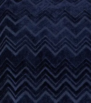 Missoni Zigzag Cotton Bathrobe - Blue