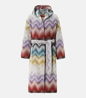 Missoni Marea Zigzag Cotton Terry Bathrobe - Multicoloured