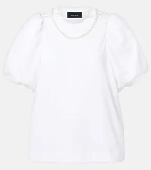 Simone Rocha Puff-sleeve Cotton Jersey T-shirt