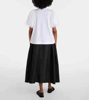 Simone Rocha Puff-sleeve Cotton Jersey T-shirt