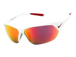 Nike Skylon Sport Sunglasses - White Grey Red Mirror (sky Bluelon/ace/fq4683