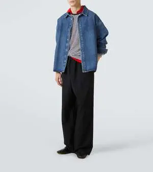 Sunspel Striped Cotton T-shirr