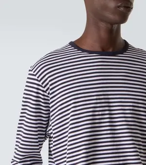 Sunspel Striped Cotton T-shirr