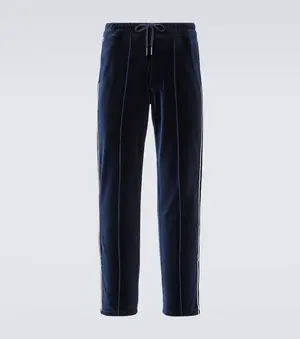 TOM FORD Cotton-blend Velour Track Pants
