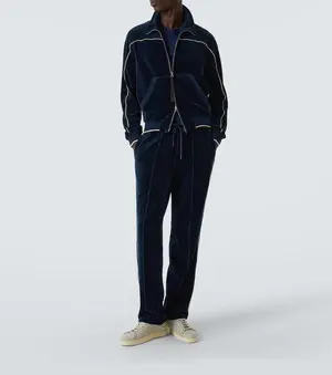 TOM FORD Cotton-blend Velour Track Pants