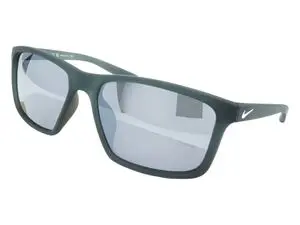 Nike Valiant Square Sunglasses - Matte Anthracite Grey Silver Flash (valiant/mi/cw4645