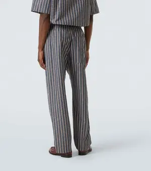Bottega Veneta Striped Bowling Shirt