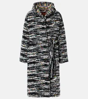 Missoni Twist Cotton Terry Bathrobe Black