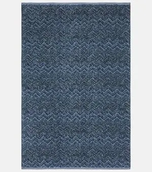 Missoni Azul Zigzag Cotton Terry Beach Towel