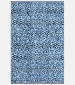 Missoni Azul Zigzag Cotton Terry Beach Towel