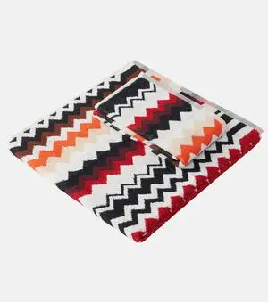 Missoni Zigzag Set Of 2 Cotton Towels - Multicoloured