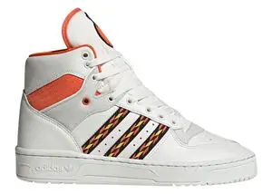 Adidas Rivalry Hi Sneakers - Cloud White/semi Impact Orange/crystal White