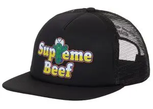 Supreme Beef Mesh Back 5panel - Black