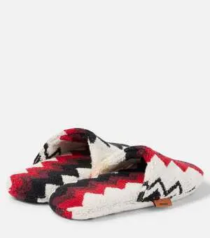Missoni Zigzag Cotton Terry Slippers - Multicoloured