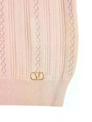 Valentino Garavani Vlogo Ribbed Knit Sweater