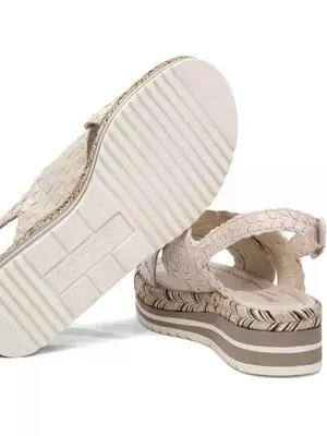 TONI PONS Woven Slingback Platform Sandals