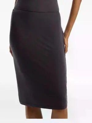 12 STOREEZ Pencil Skirt - Grey