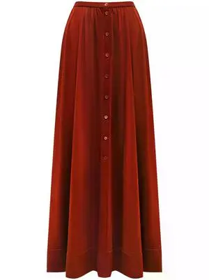 12 STOREEZ Buttoned Maxi Skirt