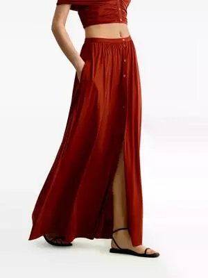 12 STOREEZ Buttoned Maxi Skirt