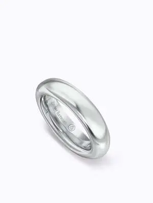 BRIONY RAYMOND Slim Sloan Ring - 18k White Gold