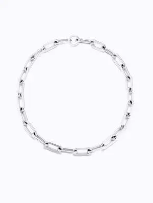 BRIONY RAYMOND Jumbo Link Necklace - 18 Karat White Gold