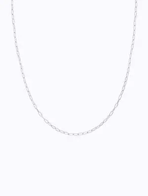 BRIONY RAYMOND 14 Karat Gold Chain Necklace - 14 Karat White Gold