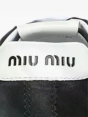 Miu Miu Low-top Suede Sneakers