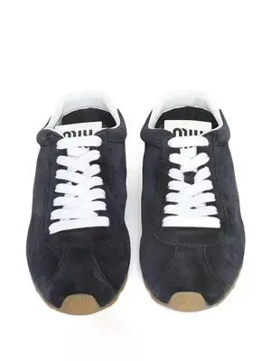 Miu Miu Low-top Suede Sneakers