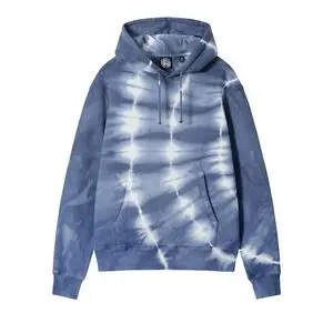 Women's Blue Tie Dye Sweatshirts Hoodies