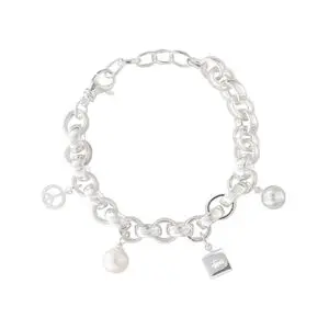 StÜssy Icon Charm Bracelet - Silver