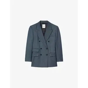 Sandro Double Breasted Blazers For Women