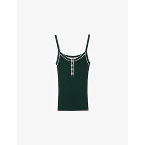 Sandro Button Up Camis Tanks For Women