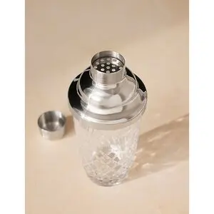 SOHO HOME Barwell Diamond-cut Crystal Martini Shaker 16cm