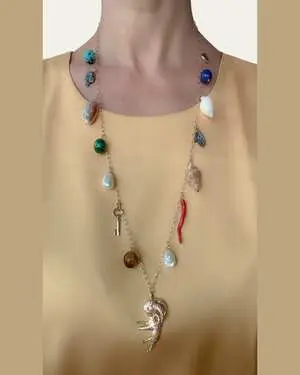 HAUTE VICTOIRE Charm Necklace