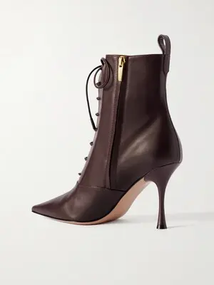 GIANVITO ROSSI Vitello 85 Leather Ankle Boots