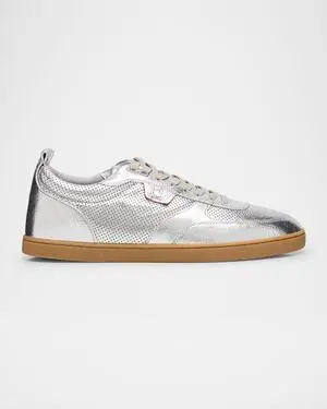 Christian Louboutin Metallic Sneakers For Men