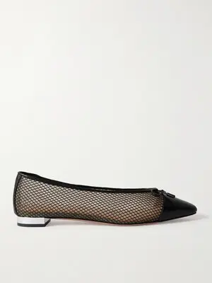 Women's Square-Toe Mesh Ballet Flats