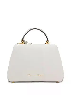 Oscar De La Renta 3d Floral-appliqué Mini Bag