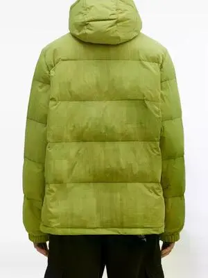 Wood Wood Hooded Ripstop Puffer Jacket - Green