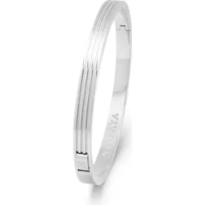NIALAYA JEWELRY Engraved Bangle Silver