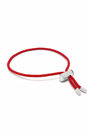 NIALAYA JEWELRY Adjustable Lock Bracelet - Silver Lock