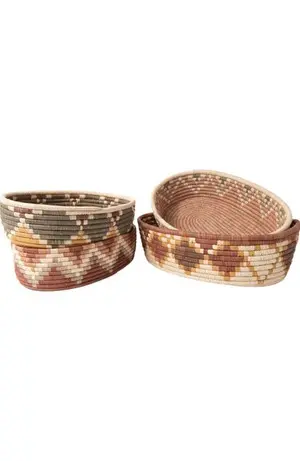 MAADILI COLLECTIVE Diamond Bread Basket