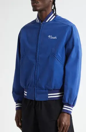 NOAH Cotton Varsity Jacket