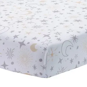 LAMBS & IVY Goodnight Moon 3-piece Celestial Nursery Baby Crib Bedding Set